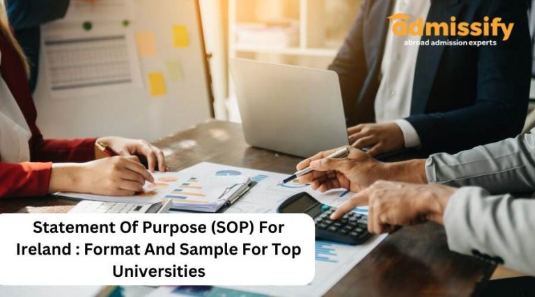 Statement Of Purpose (SOP) For Ireland 2025: Format And Sample For Top ...