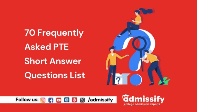 70+ Frequently Asked PTE Short Answer Questions List 2025 | Admissify Blog