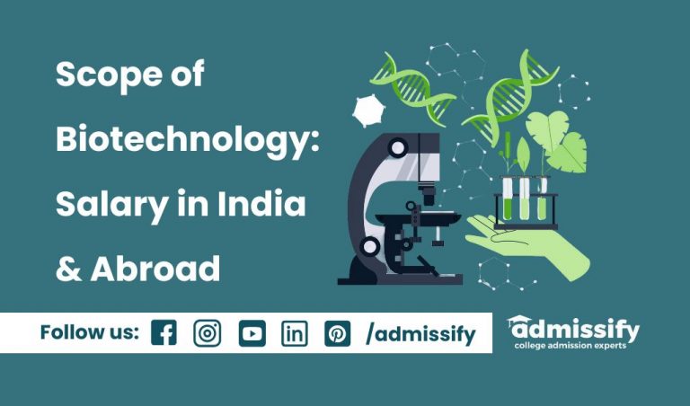 Scope of Biotechnology: Salary in India & Abroad (2025) | Admissify Blog